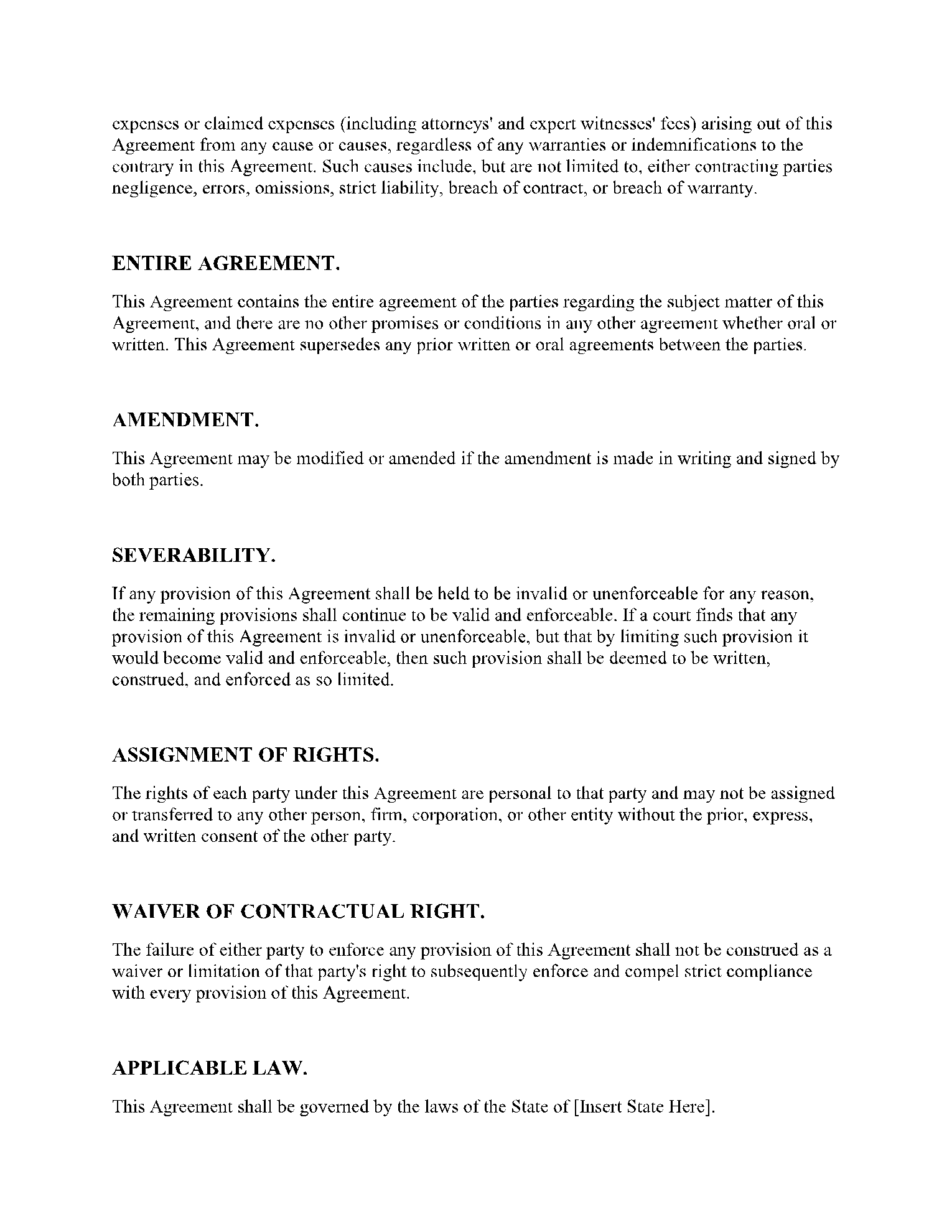 Exclusivity Agreement 5