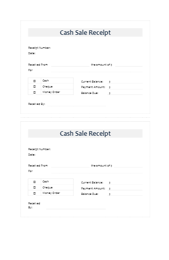 Cash Receipt Template: Get Your Free Sample Now! | CocoSign